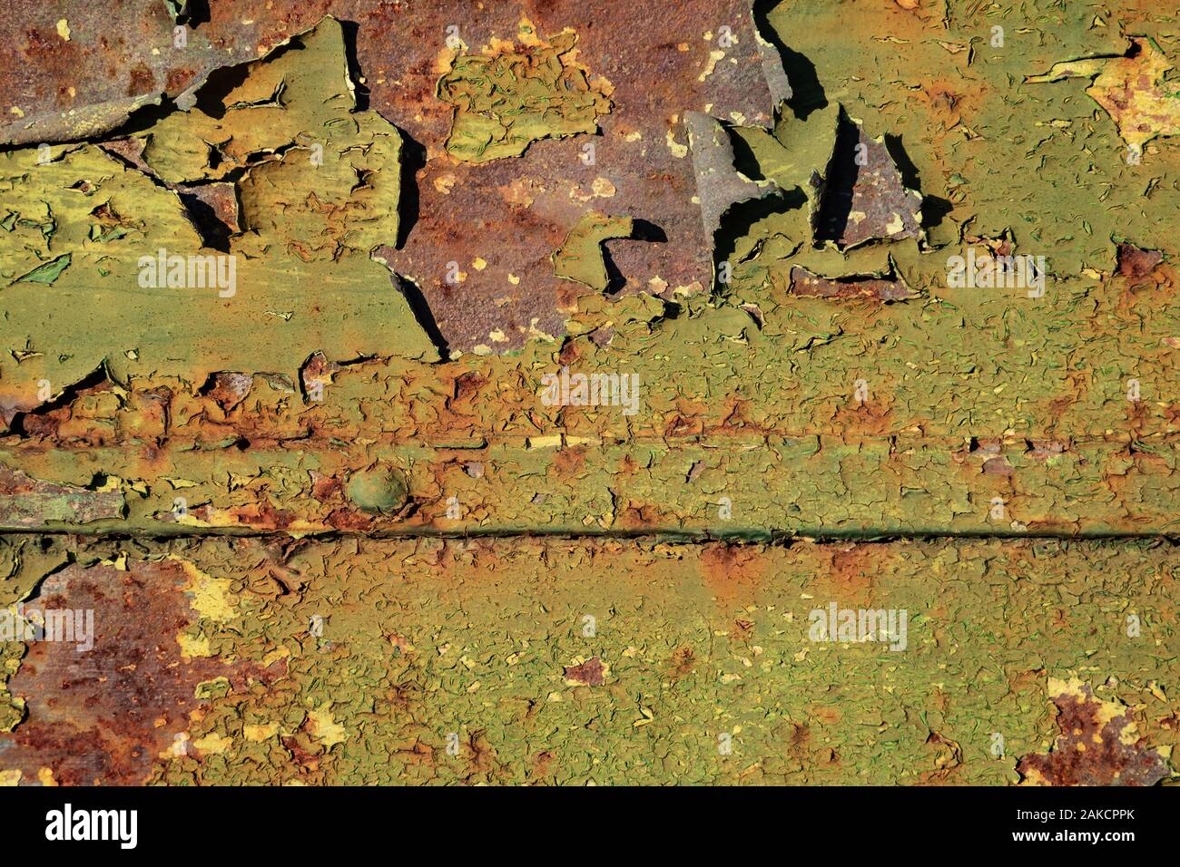 Old rusty aged green grunge metal surface high quality texture ...