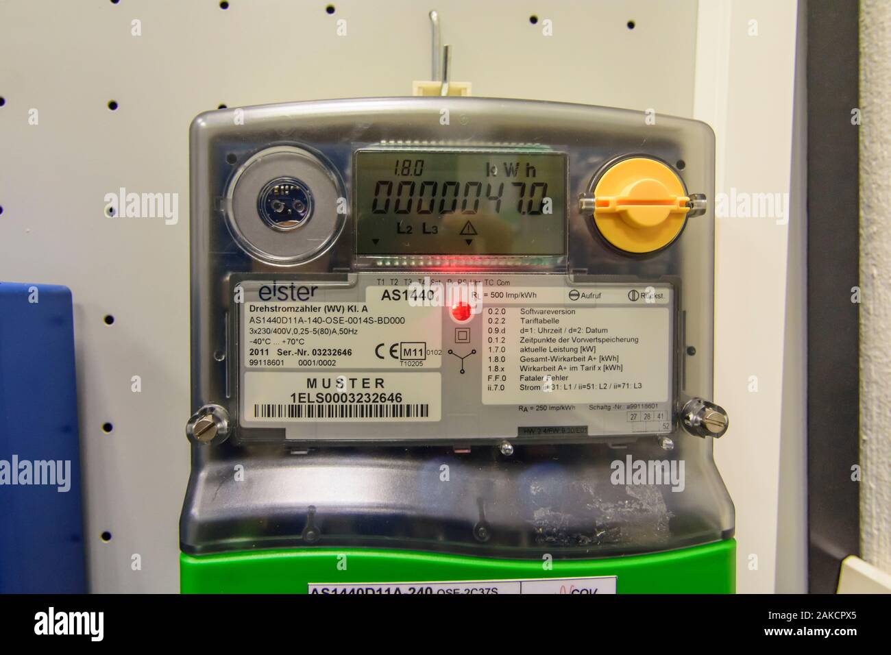 : electronic ammeter in , , Germany Stock Photo - Alamy