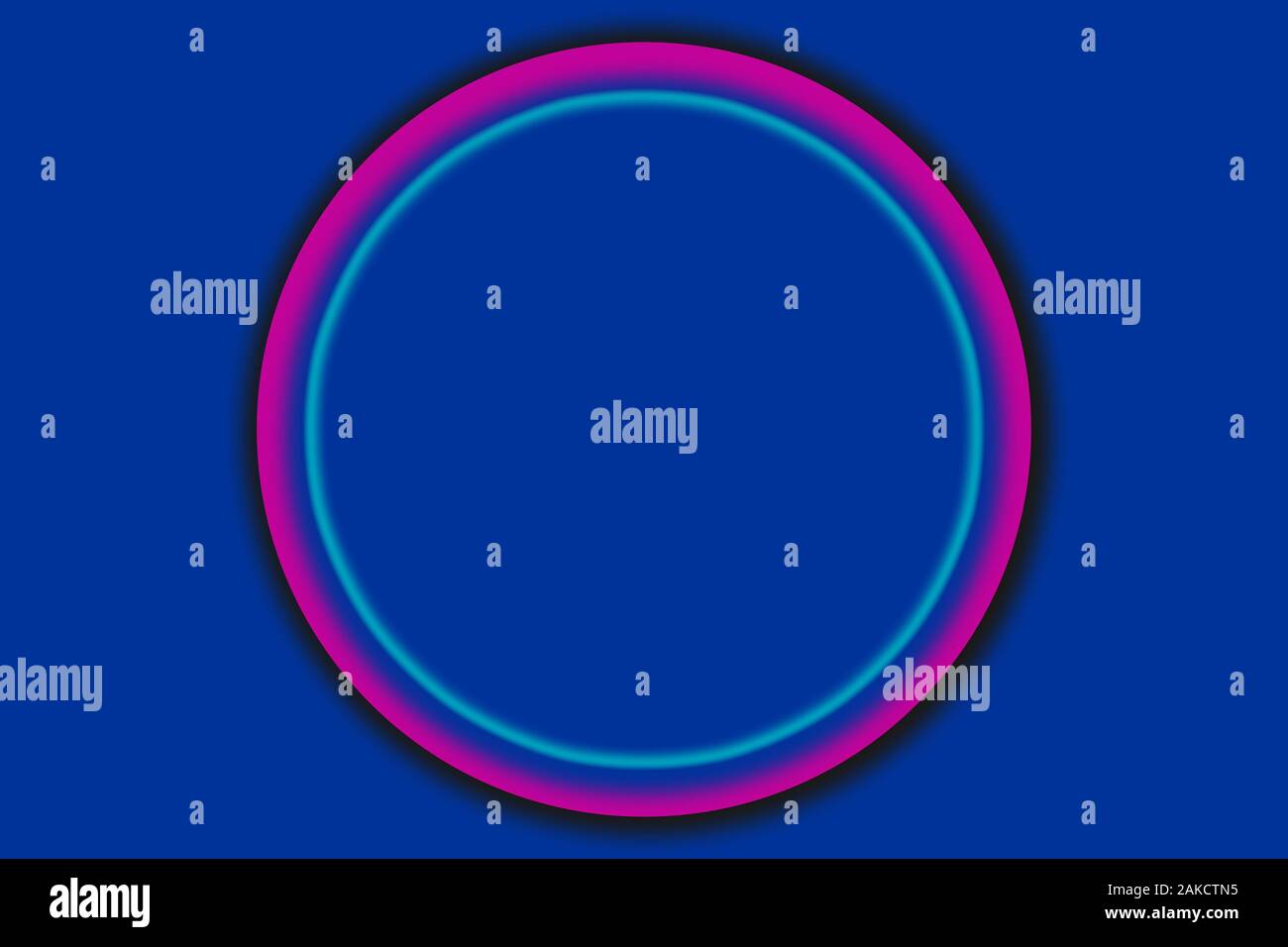 A simple circle shape on a classic blue background Stock Photo - Alamy