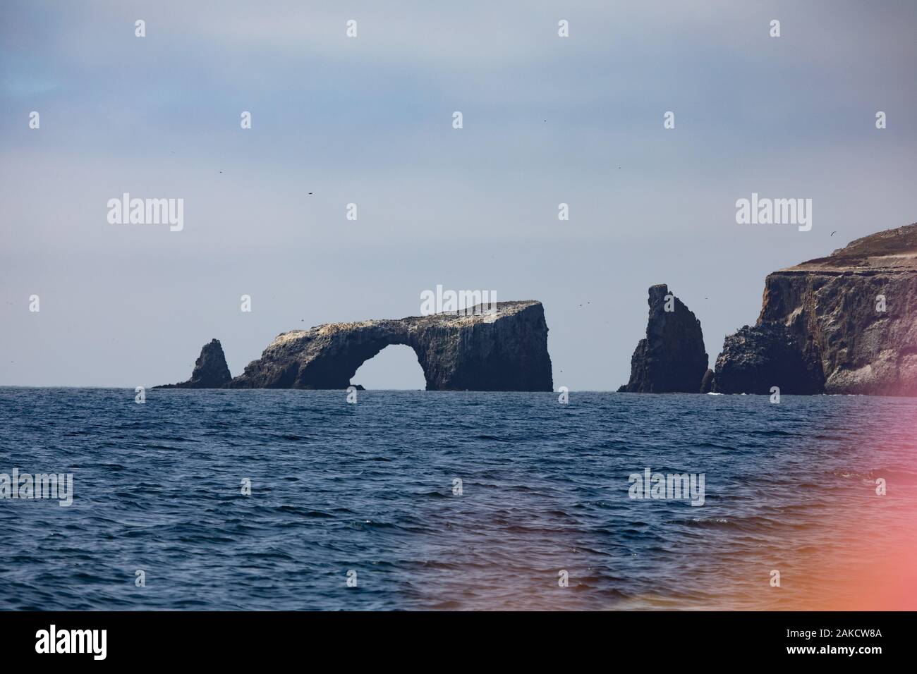 Santa barbara beach rock formation hi-res stock photography and images ...