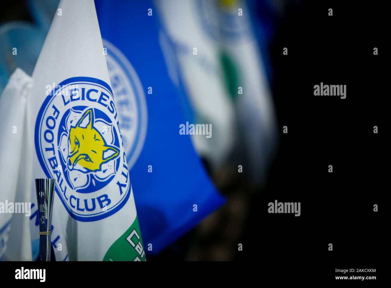 Leicester city football club flags hi-res stock photography and images ...