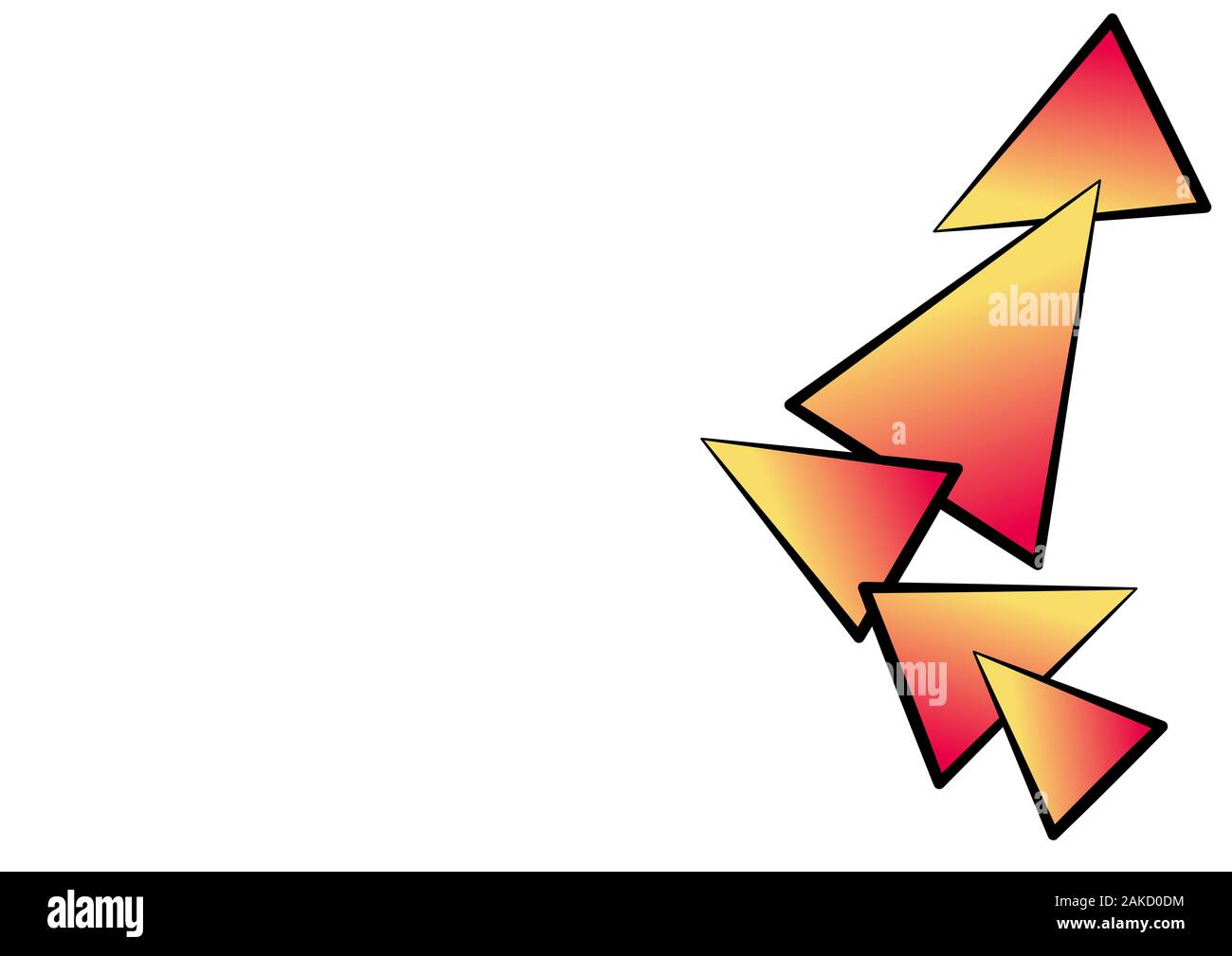 Retro Triangle Patterns Background Shapes and Pattern 1990s Style Stock ...