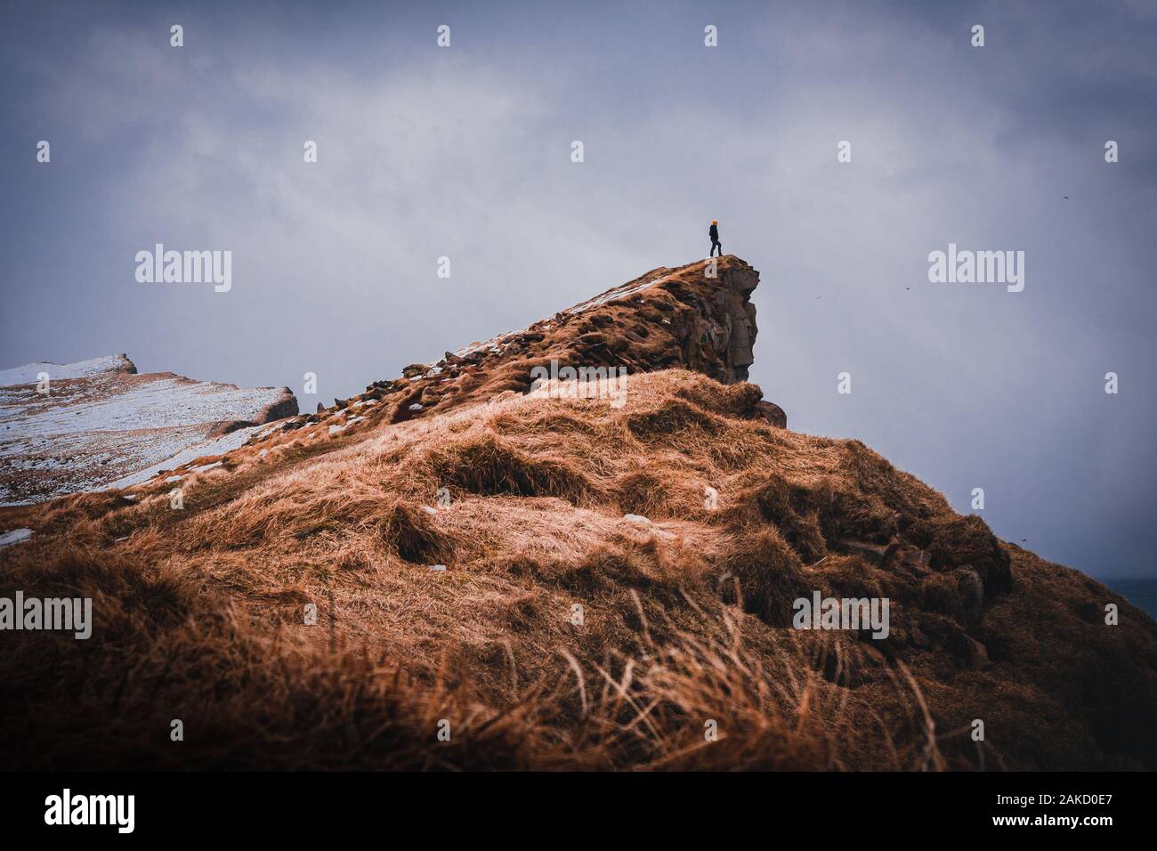 Man standing water edge watching hi-res stock photography and images ...