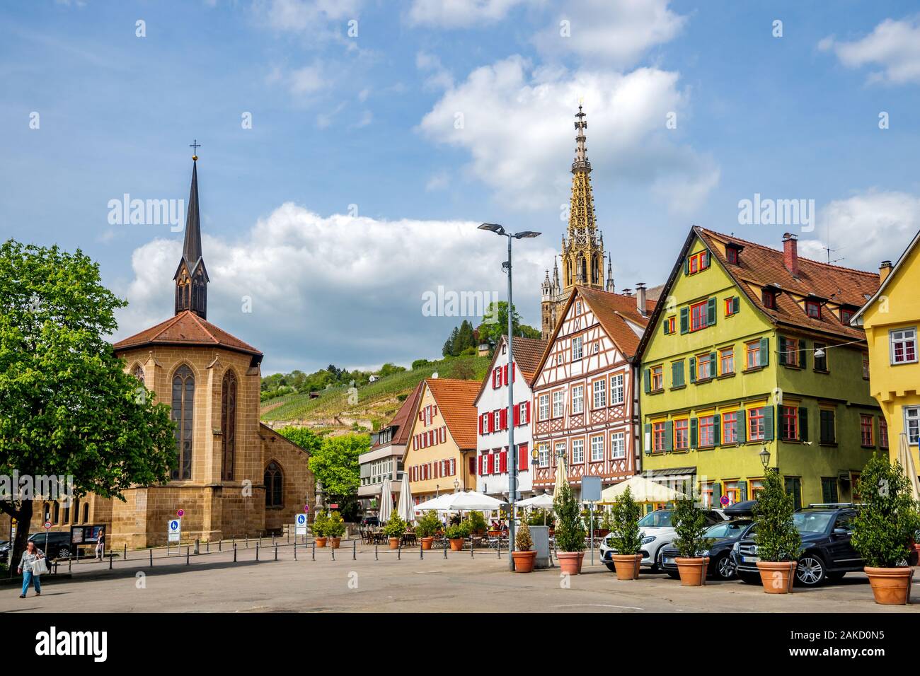 Historical city of Esslingen am Neckar, Germany Stock Photo - Alamy