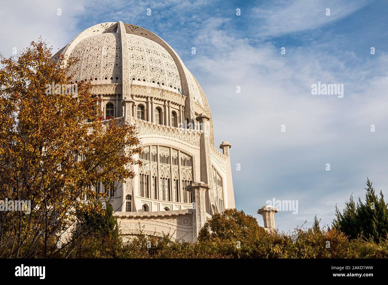 Church / Temple with beautiful architecture, arches and dome Stock ...