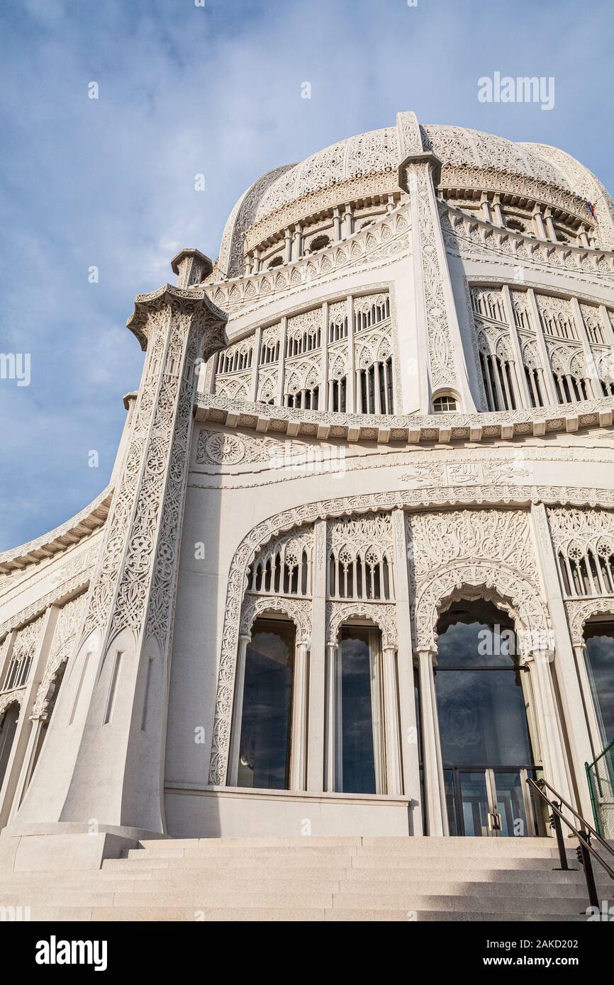 Church / Temple with beautiful architecture, arches and dome Stock ...