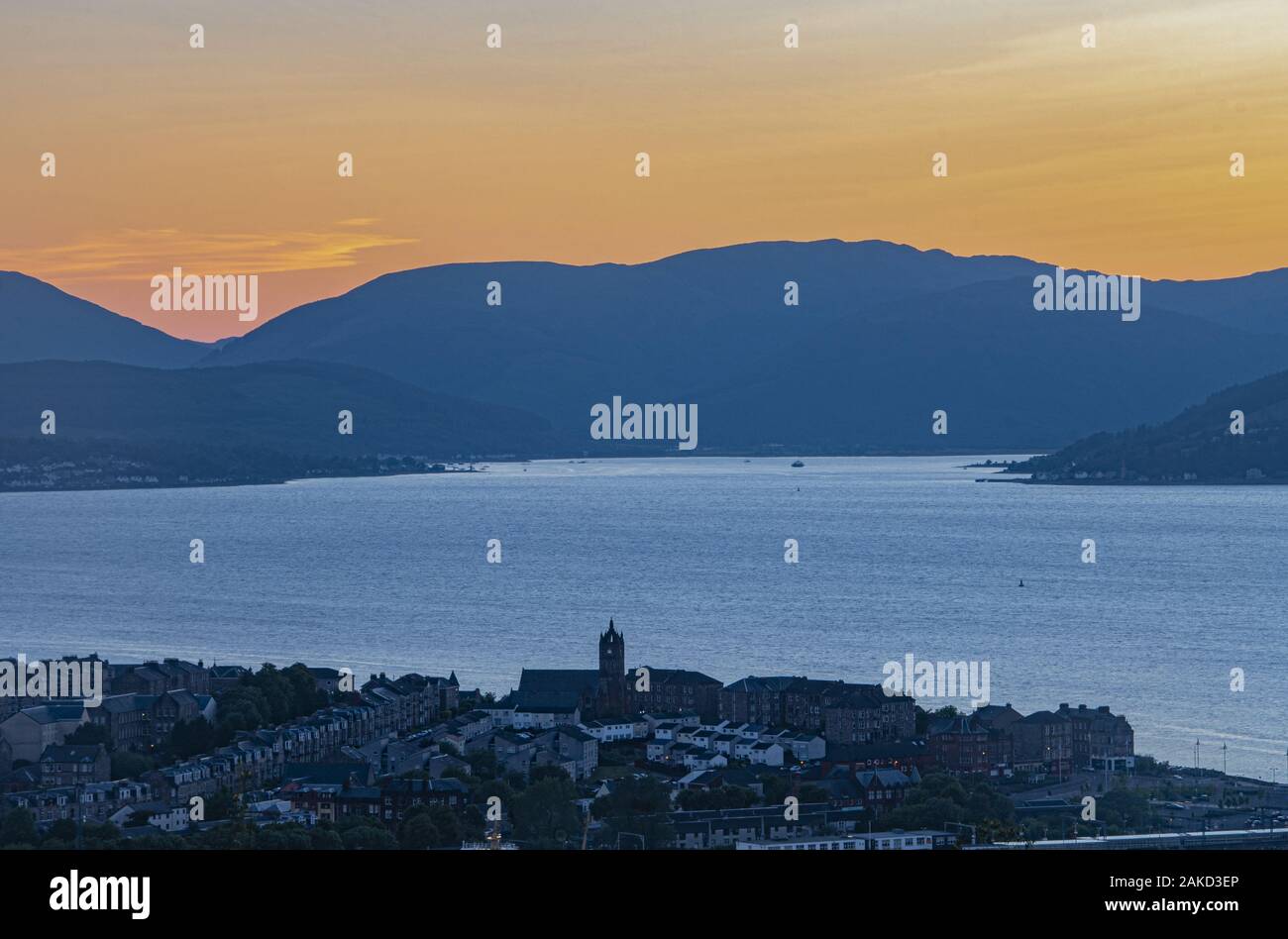 Lyle hill viewpoint hi-res stock photography and images - Alamy