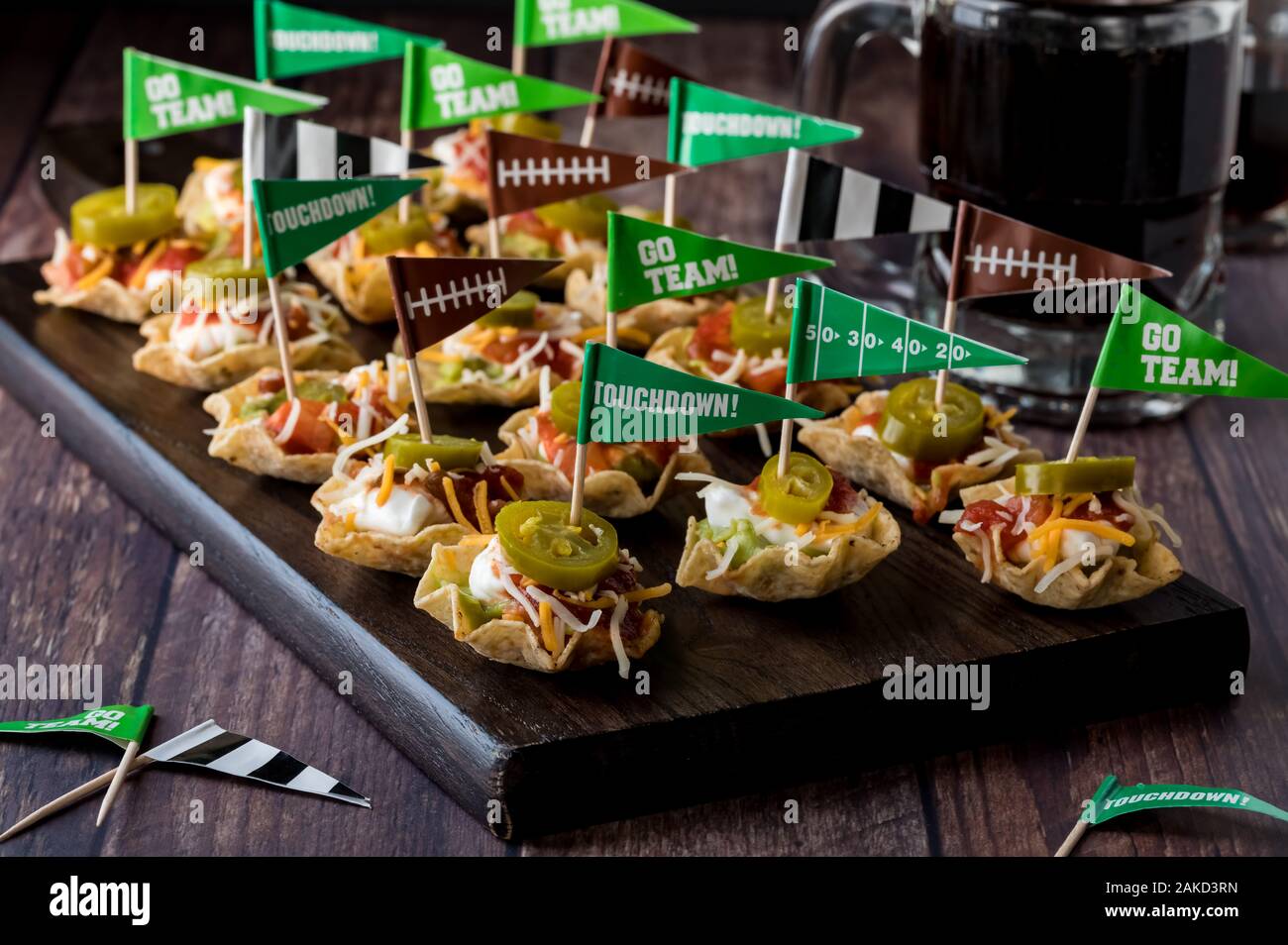 Platter of game day appetizers Stock Photo - Alamy