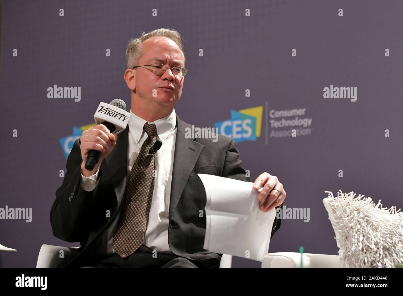 Las Vegas, NV, USA. 8th Jan, 2020. Todd Spangler at Leaders in Fan ...