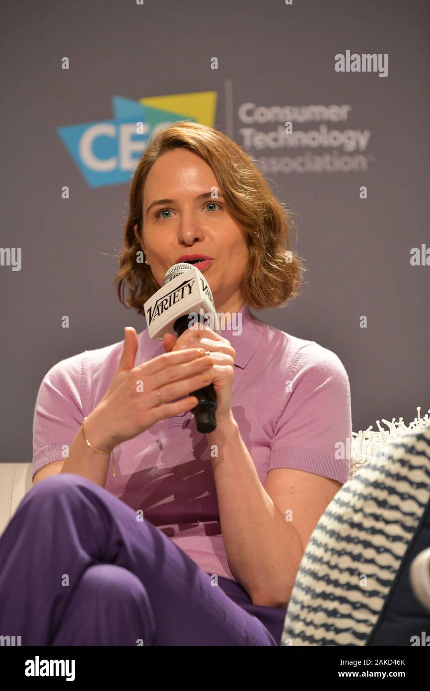 Las Vegas, NV, USA. 8th Jan, 2020. Jessica Burns at Leaders in Fan ...