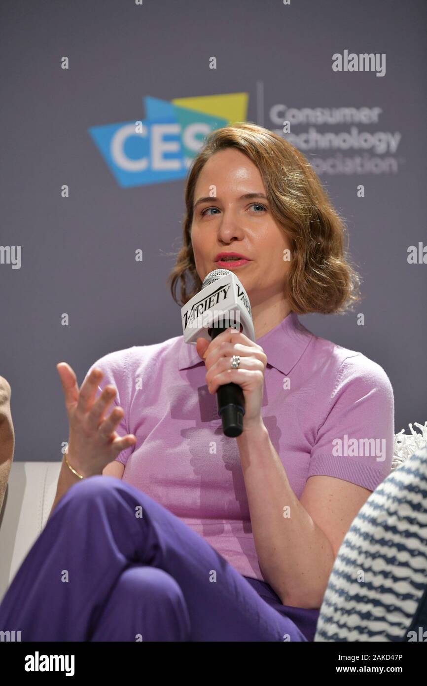 Las Vegas, NV, USA. 8th Jan, 2020. Jessica Burns at Leaders in Fan ...