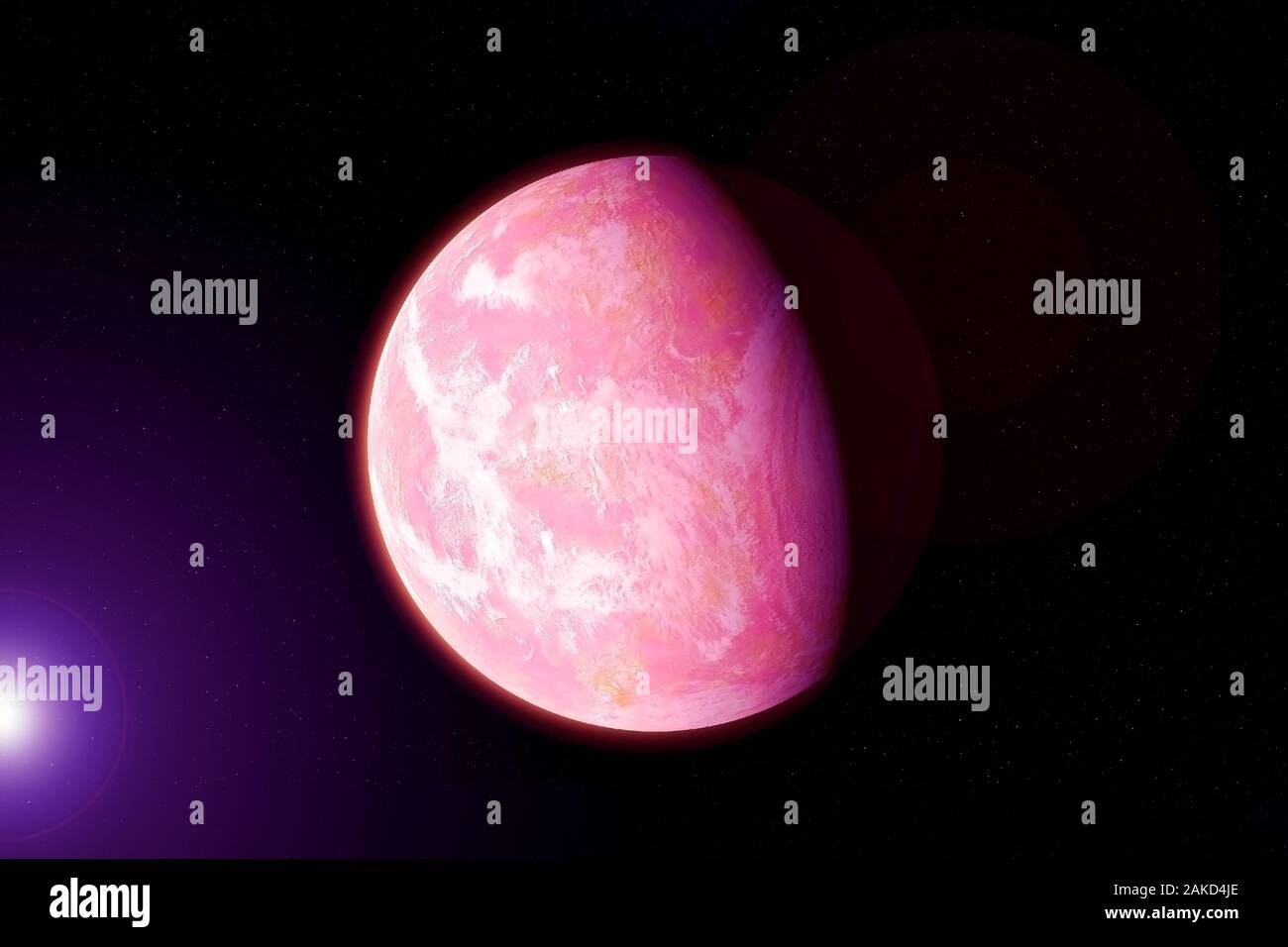 Pale Pink Planet Nasa