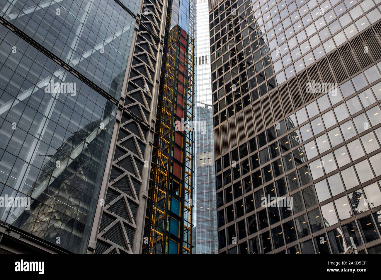 Banking district, buildings, facades, Great Britain Stock Photo - Alamy