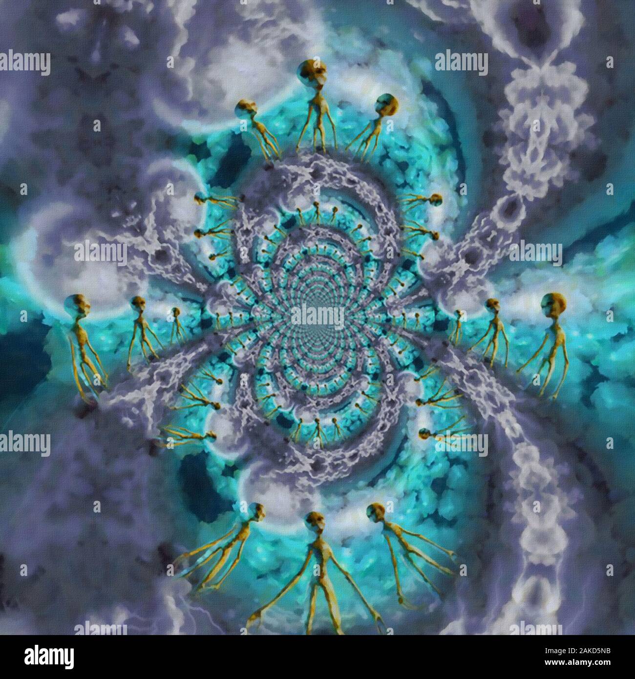 Sci fi fractal hi-res stock photography and images - Alamy