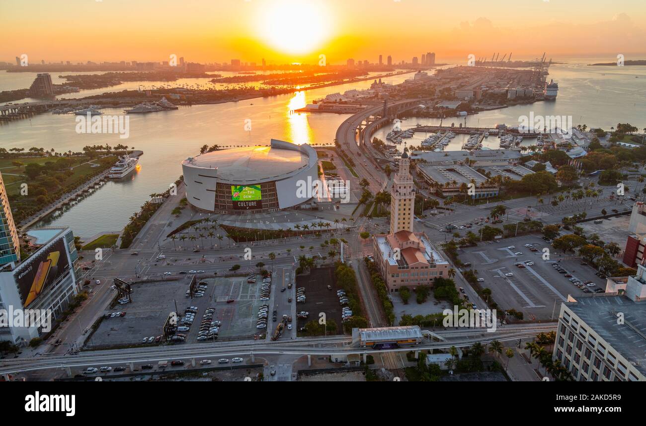 Miami at sunrise hi-res stock photography and images - Alamy