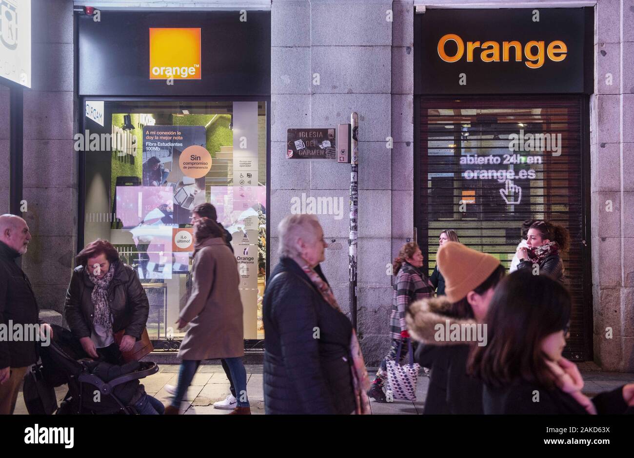 Logo orange telecommunications company logo sign hi-res stock ...