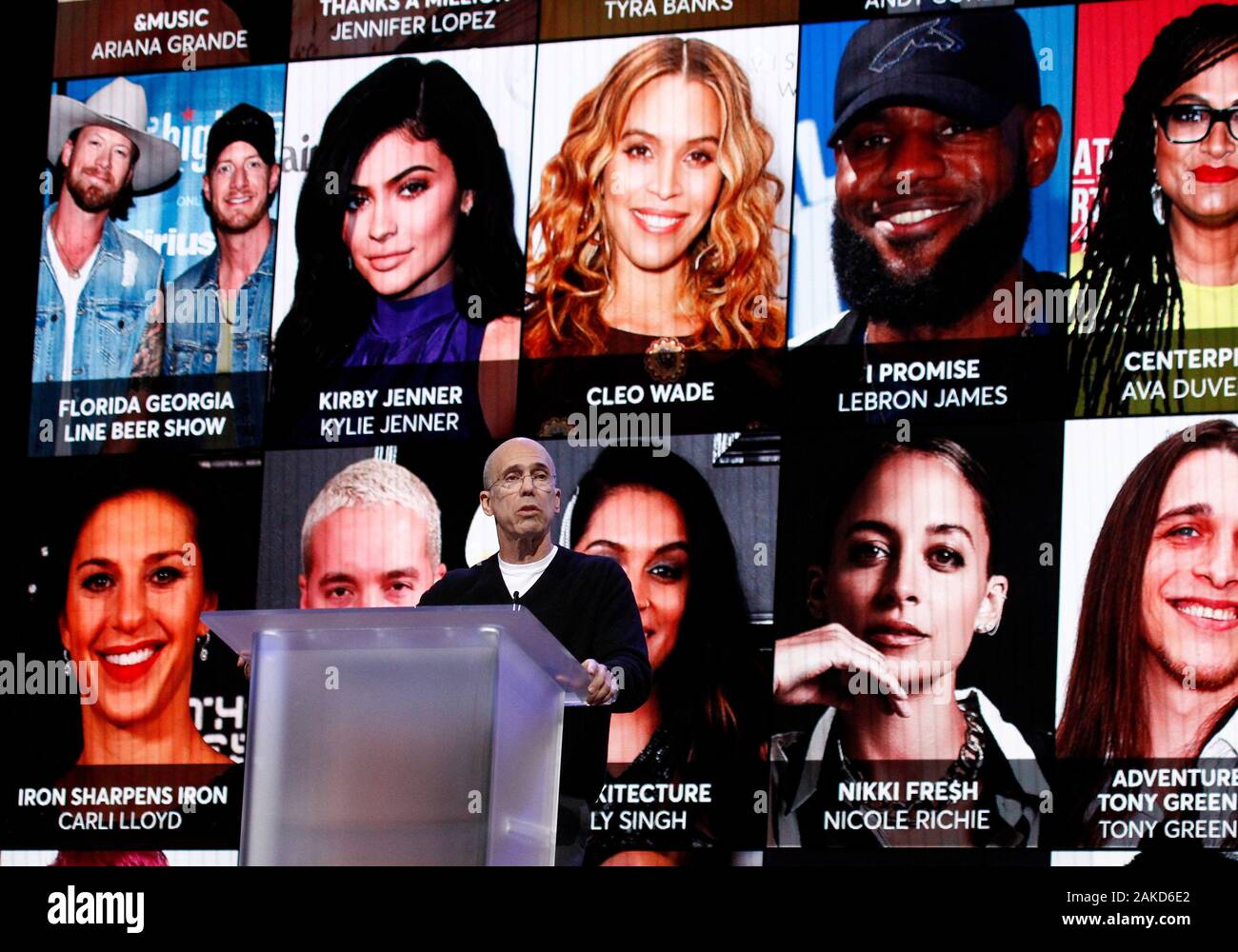 Las Vegas, United States. 08th Jan, 2020. Quibi founder Jeffrey ...