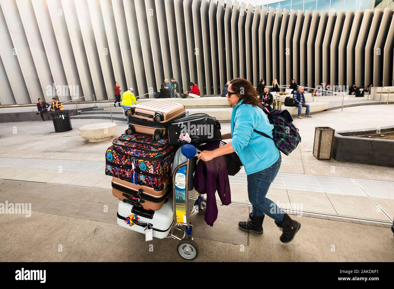 Smoking section. Los Angeles International Airport - LAX - Los Angeles ...
