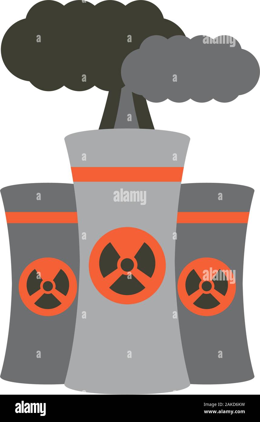 Industrial biohazard chimney design, Pollution factory environment ...