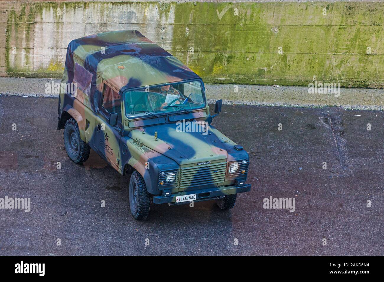 Italian Army Truck Stock Photo - Alamy