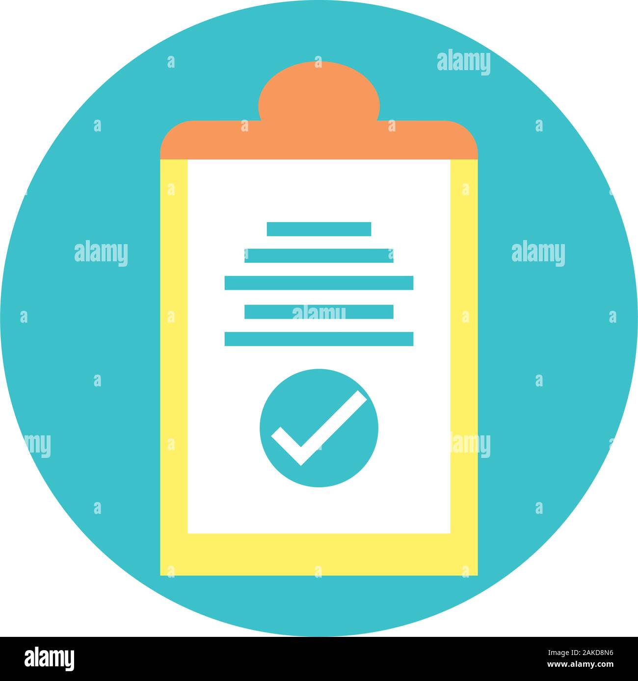 Document and check mark design, Data archive storage organize business ...