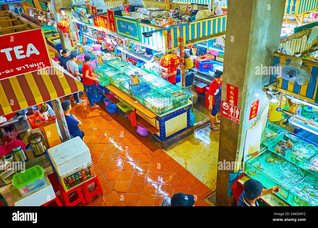 Banzaan fresh market hi-res stock photography and images - Alamy