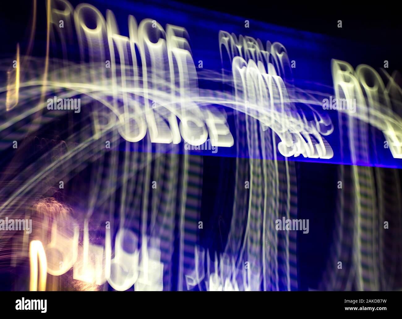 Police telephone call box outside Earls Court Underground Station ...