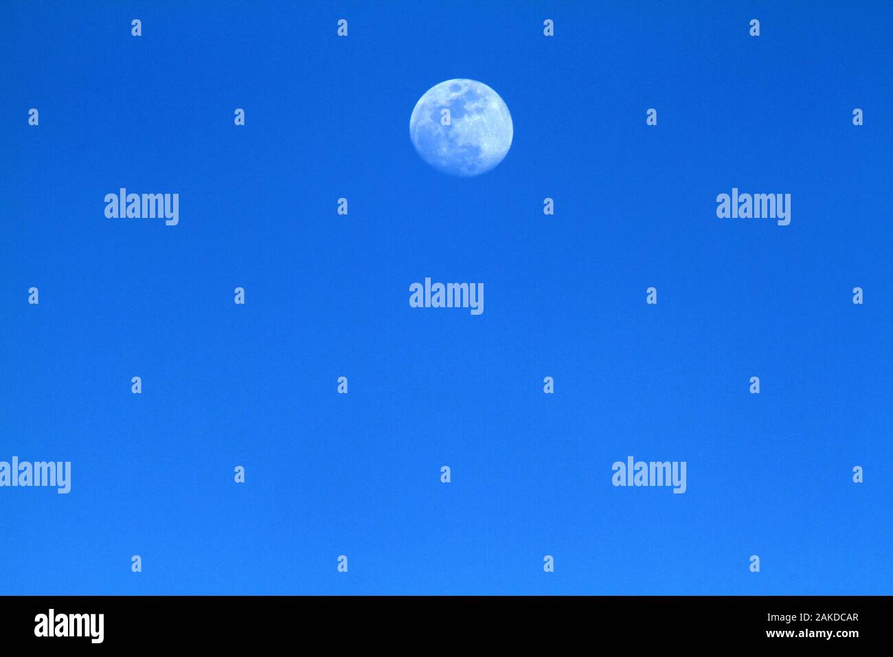 Moon during daylight seen hi-res stock photography and images - Alamy