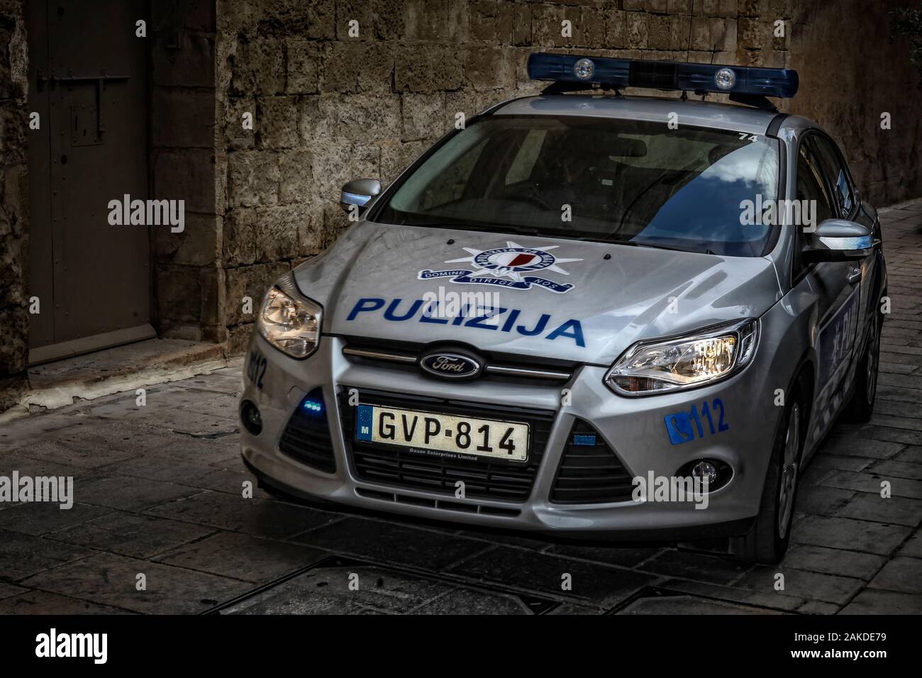 Ford Focus squad car from the Malta Police Force Mobile Squad Stock ...