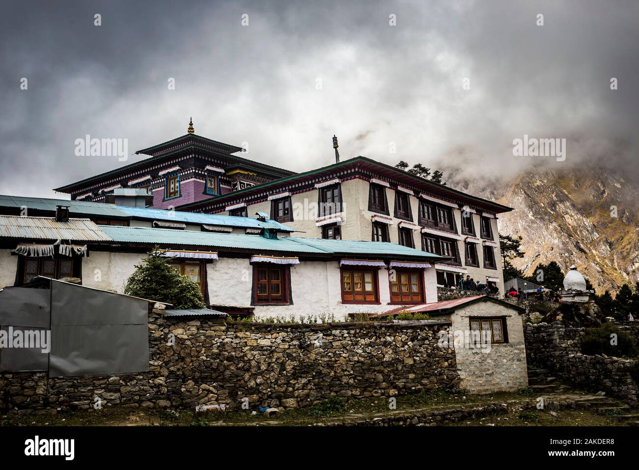 Everest monastery hi-res stock photography and images - Alamy