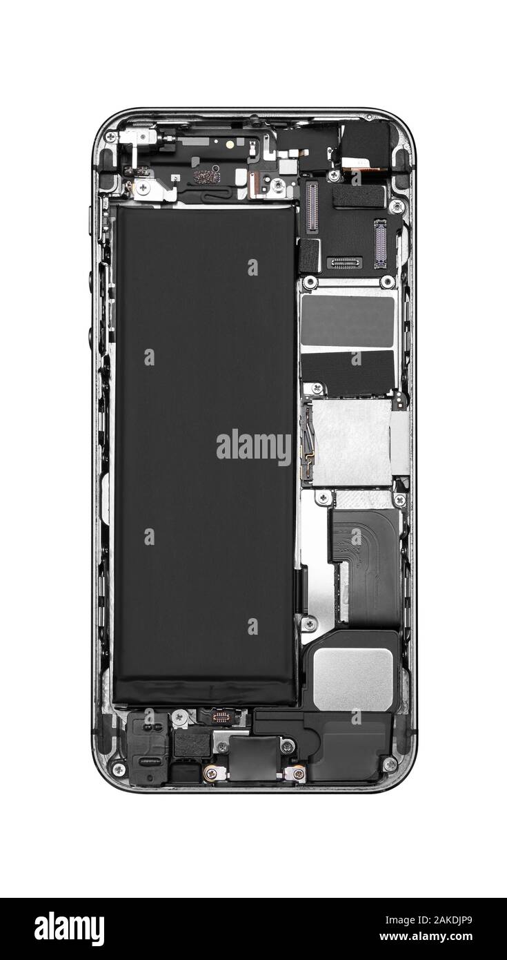 Disassembled mobile phone hi-res stock photography and images - Alamy