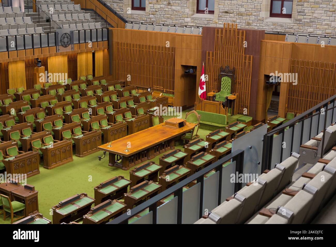 Canadian Parliament Building Interior. Parliament of Canada has ...