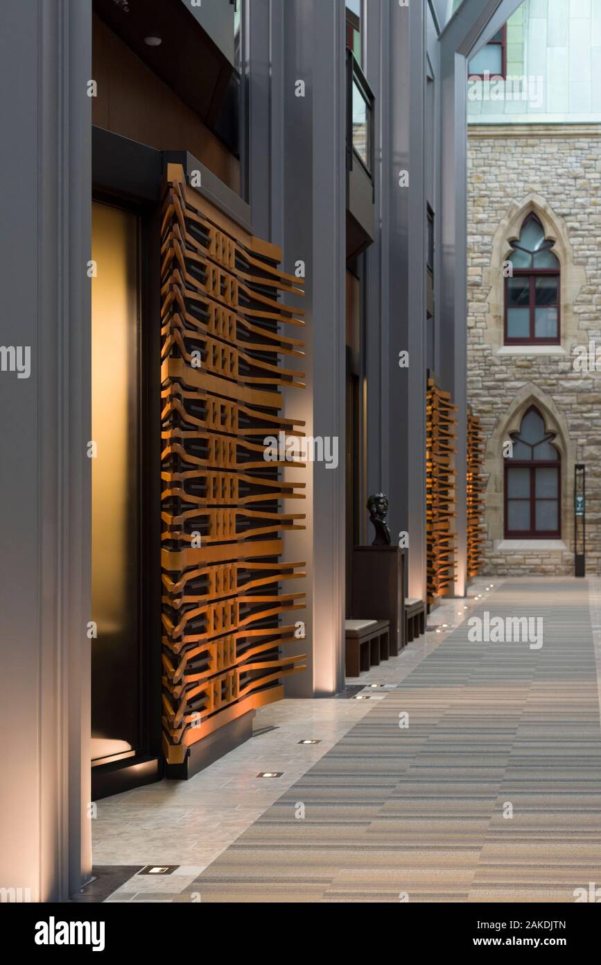 Canadian Parliament Building Interior. Parliament of Canada has ...