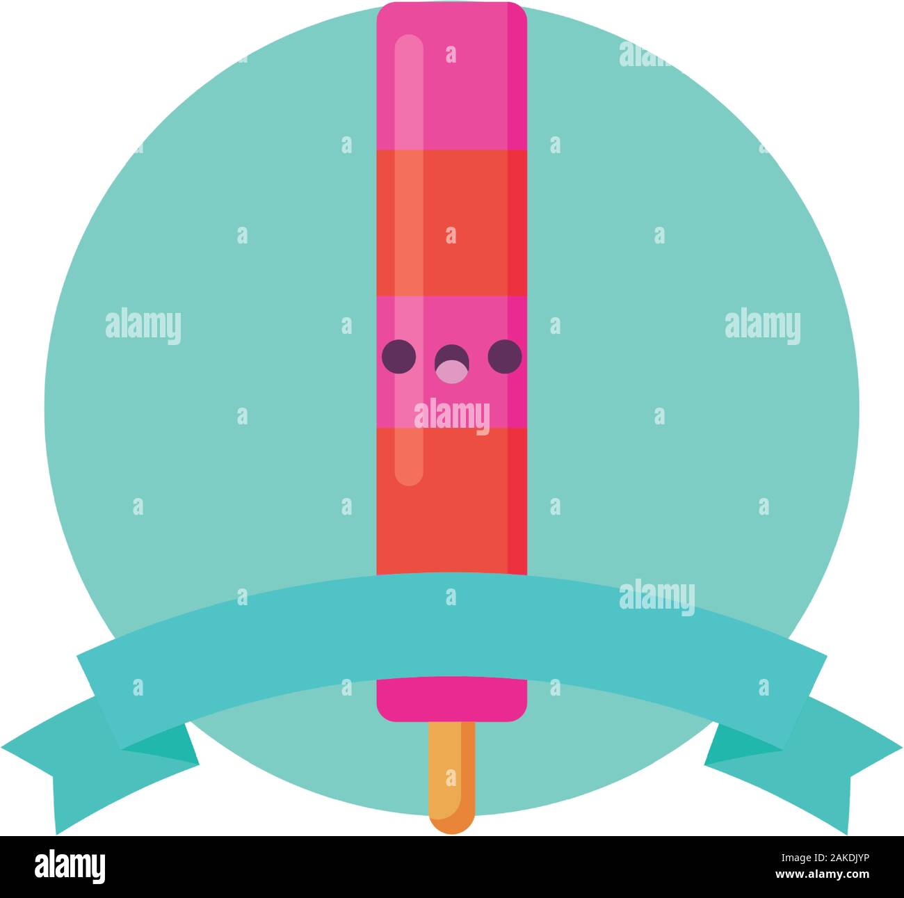 popsicle cartoon design, Kawaii expression cute character funny and ...