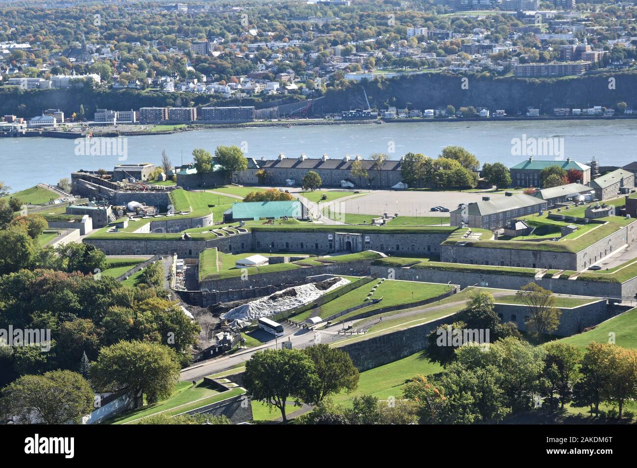 The Citadel and Fortifications of Quebec City, Canada Stock Photo - Alamy
