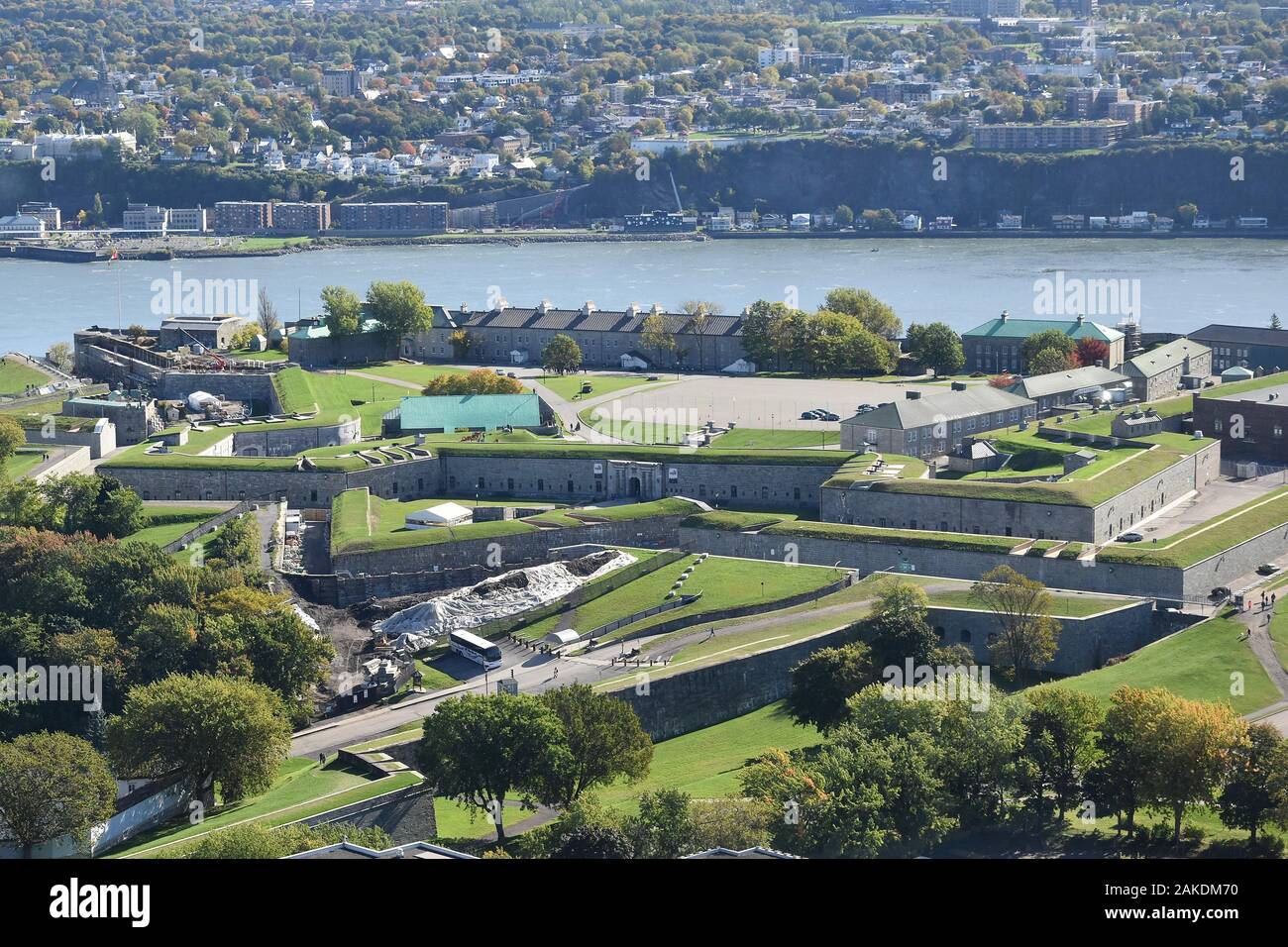 The Citadel and Fortifications of Quebec City, Canada Stock Photo - Alamy