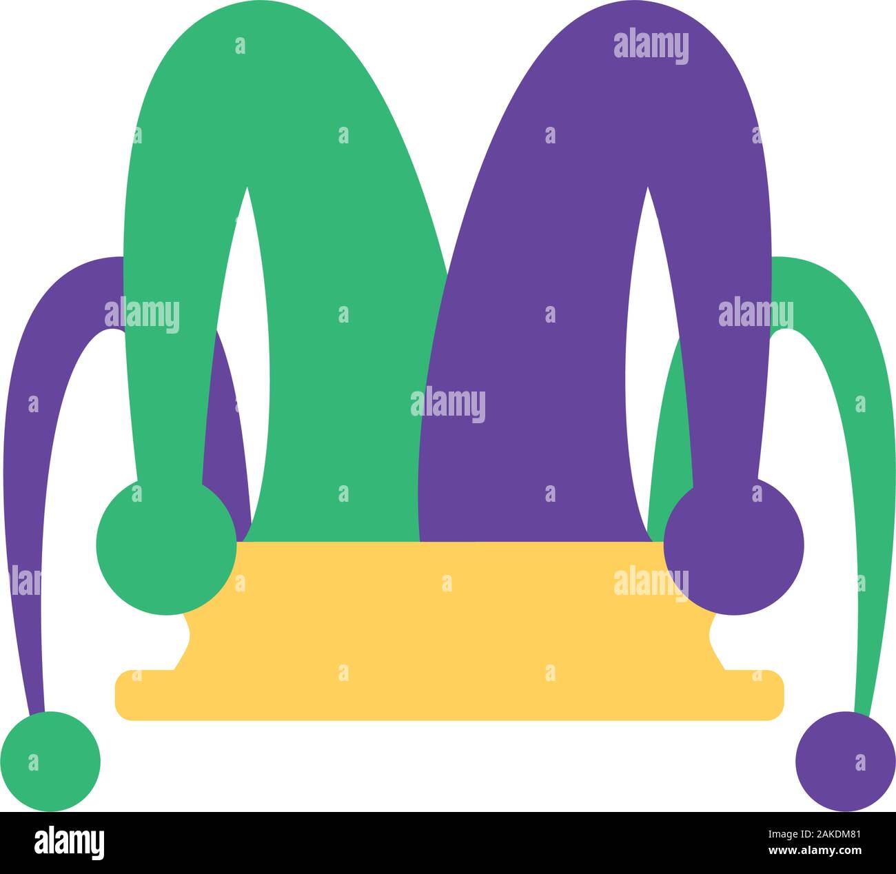 Mardi gras jester hat design, Party carnival decoration celebration ...