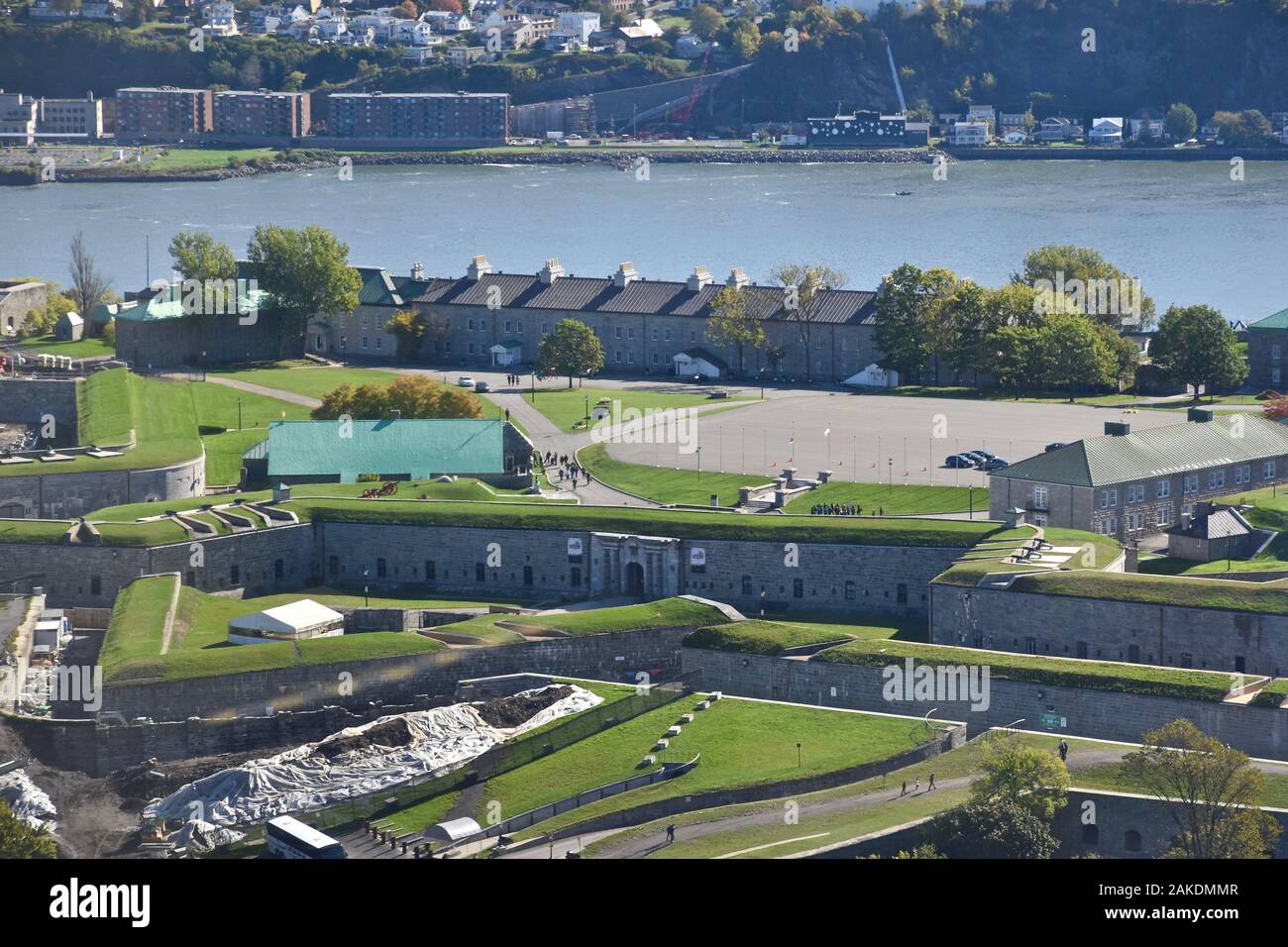 The Citadel and Fortifications of Quebec City, Canada Stock Photo - Alamy