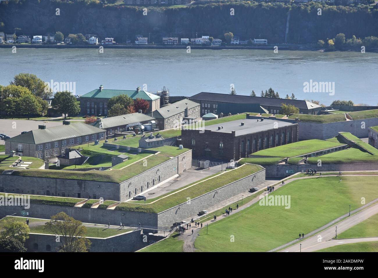 The Citadel and Fortifications of Quebec City, Canada Stock Photo - Alamy