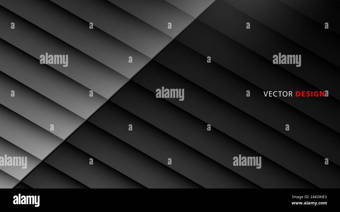 abstract vector background. line shadow and light with gradient gray ...