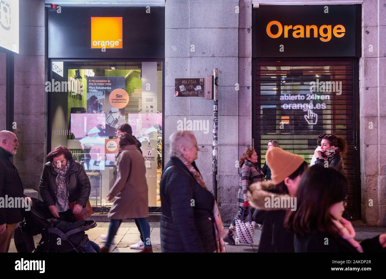 Logo orange telecommunications company logo sign hi-res stock ...