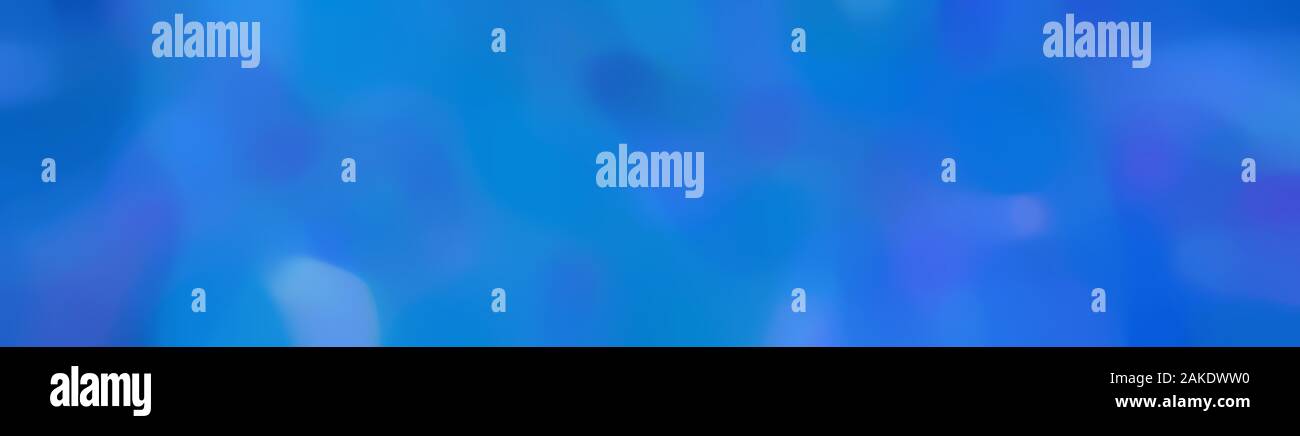 blurred bokeh iridescent horizontal background graphic with royal blue ...
