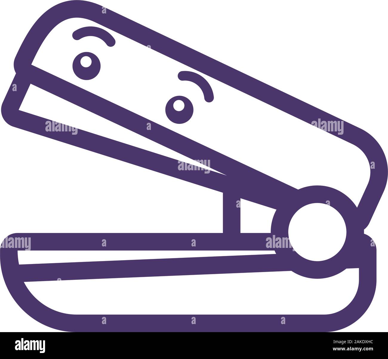 stapler cartoon design, Kawaii school expression cute character funny ...