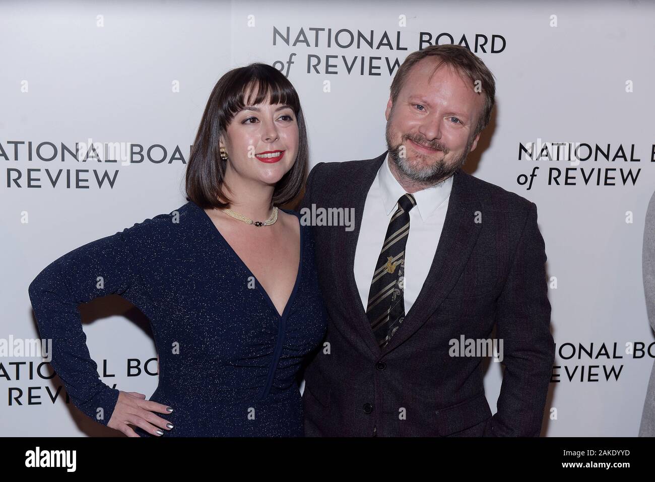New York New York January 08 Rian Johnson Karina Longworth Attend