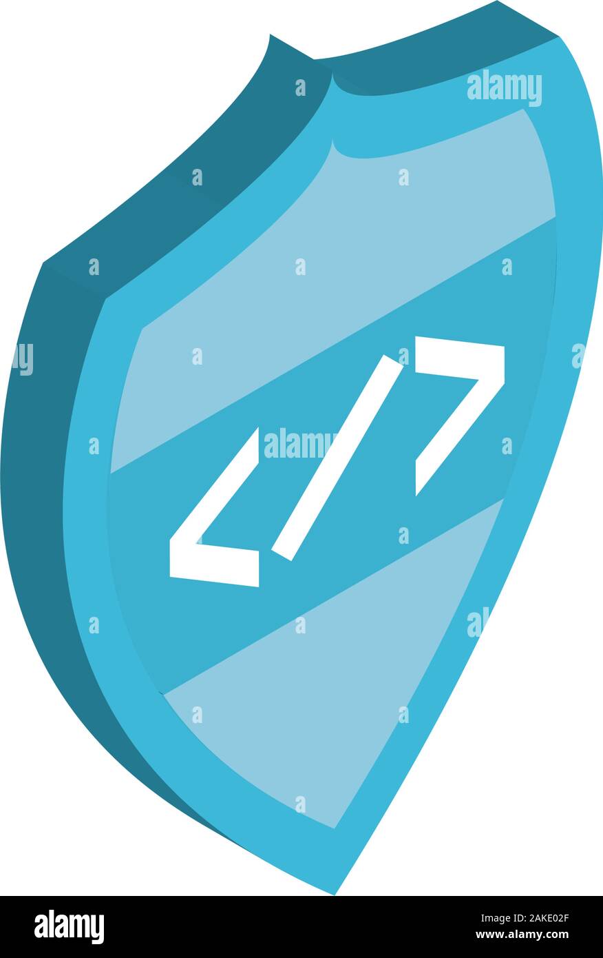 Website code inside shield design, Programming web designer technology ...