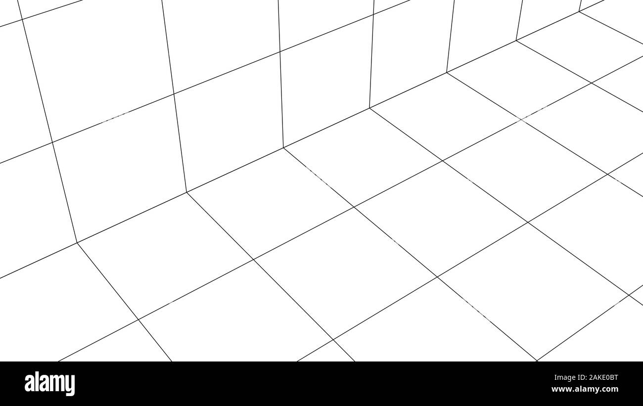 Abstract vector background, outline style. Banner for your content. 3D ...