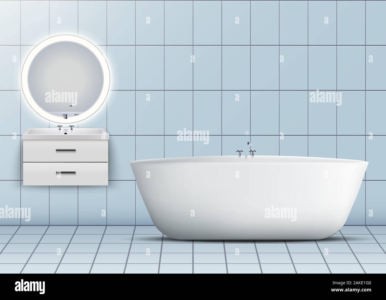 Bathroom cabinet Stock Vector Images - Alamy