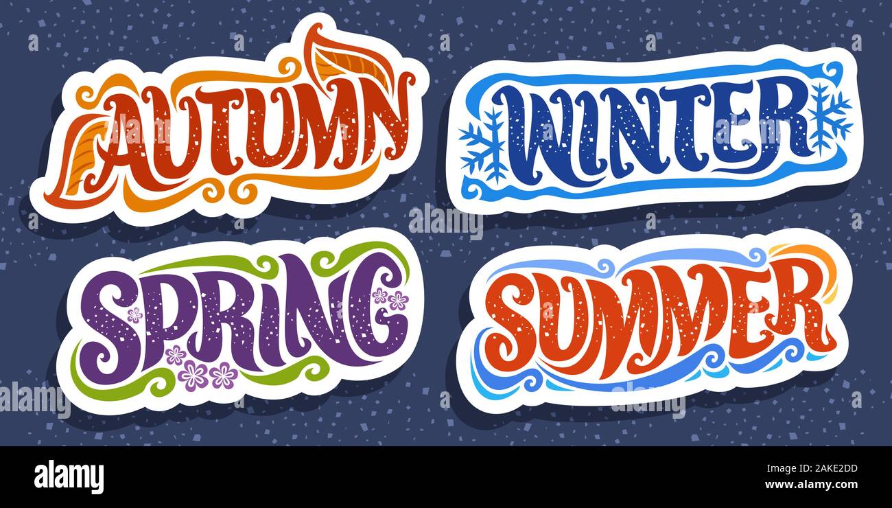 4 seasons logo Stock Vector Images - Alamy