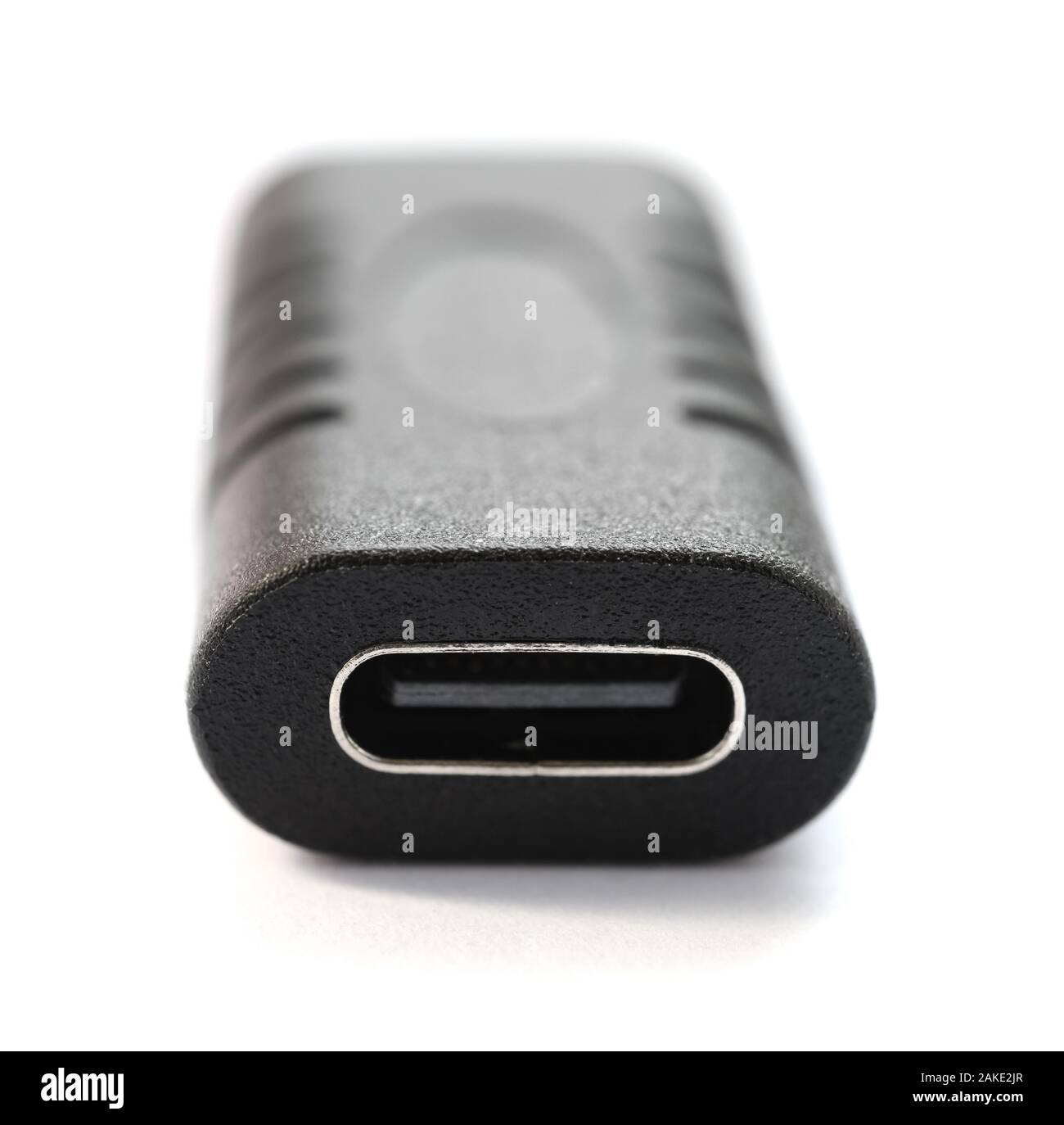 small usb adapter on a white background Stock Photo - Alamy