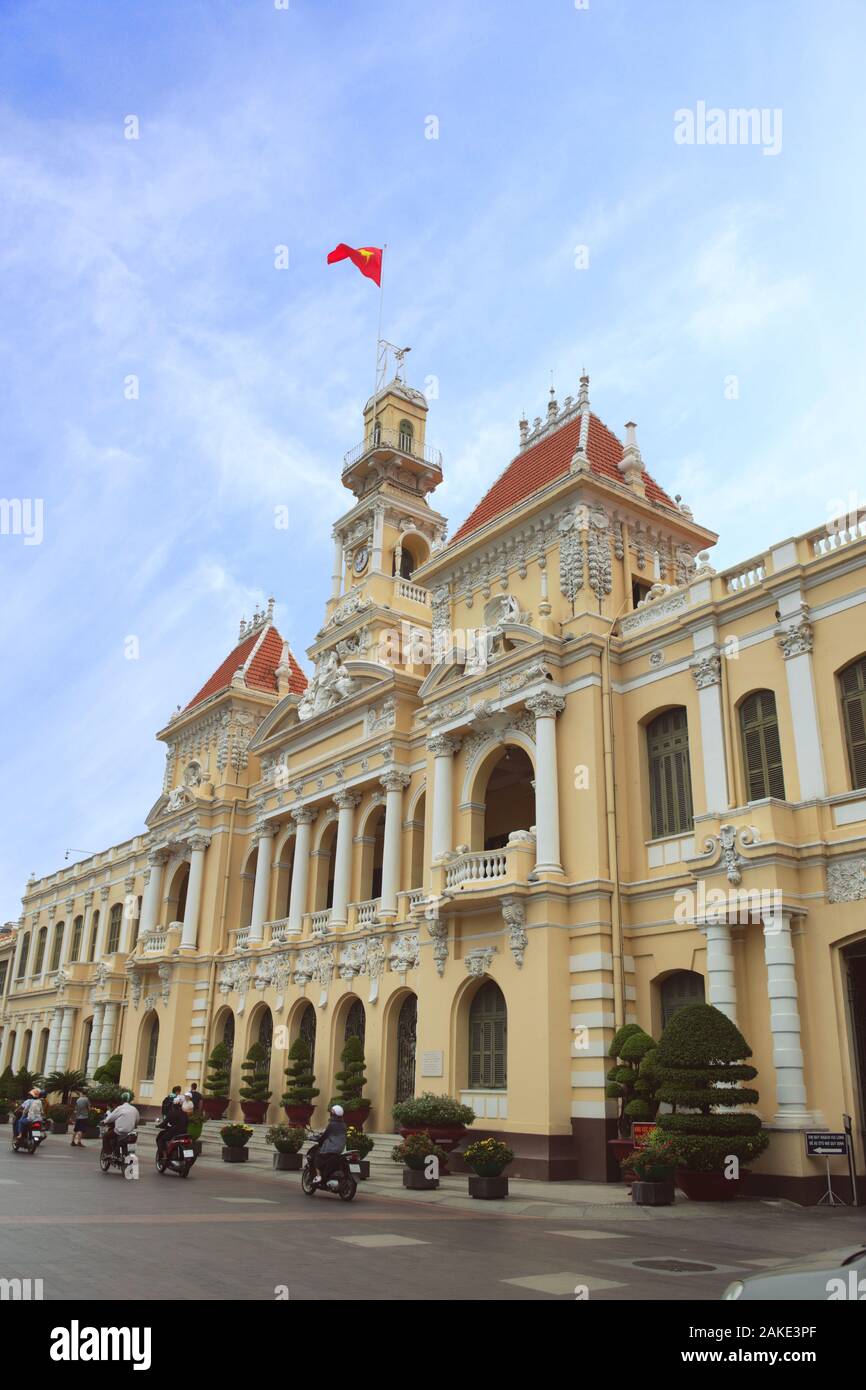 French Colonial Architecture In Vietnam High Resolution Stock ...